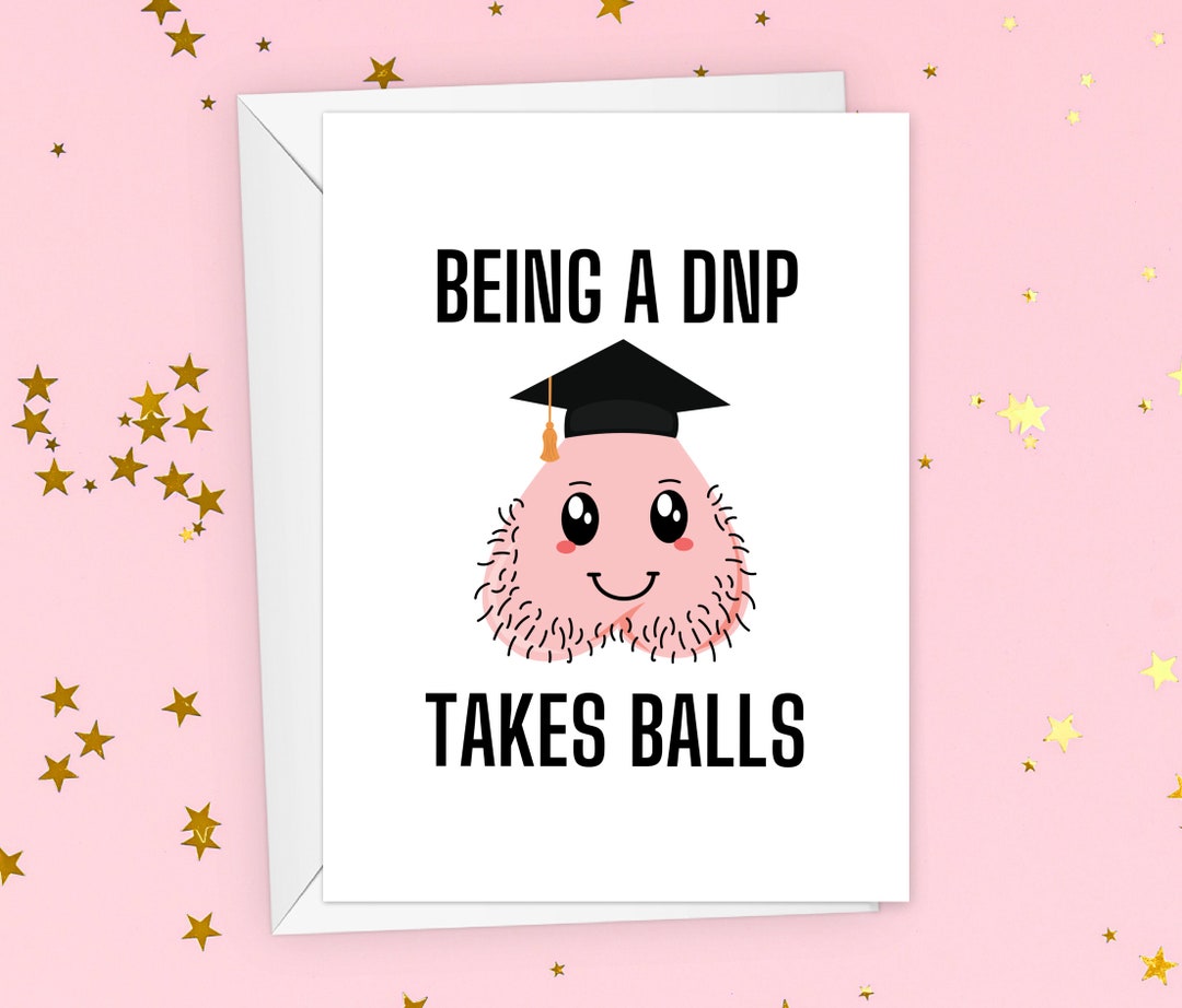 Funny Dnp Graduation for Him Card, Hilarious Dnp Graduate for Men Gift ...