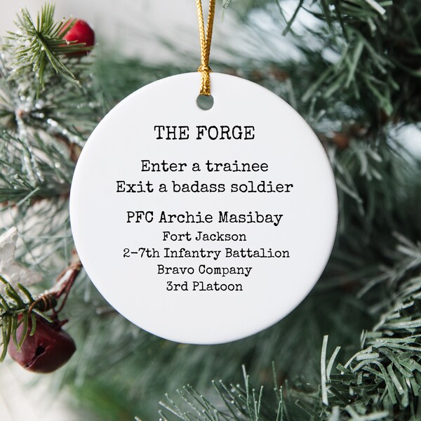 Army Christmas Ornament - Etsy