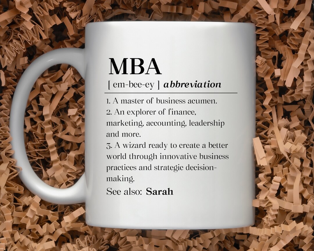 Personalized Mba Graduation Mug, Custom Master of Business ...
