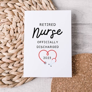 Retired Nurse Card, Personalized Nurse Retirement Gift, Officially ...