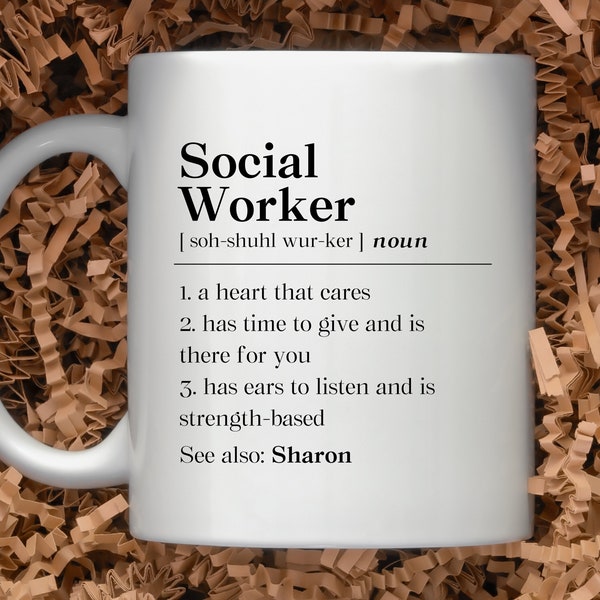 Social Work Cup - Etsy