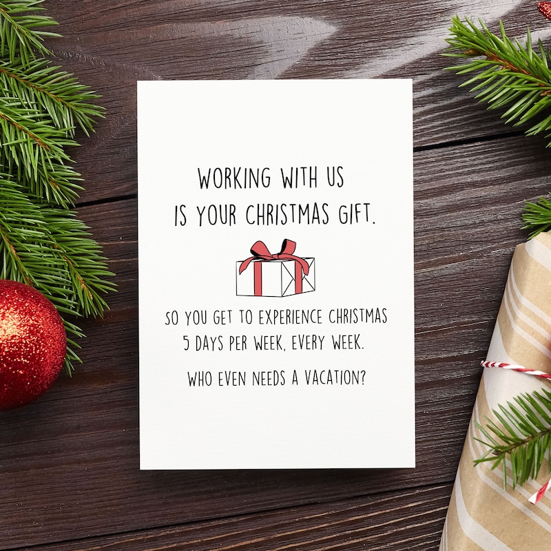 The Office Christmas Card - Etsy
