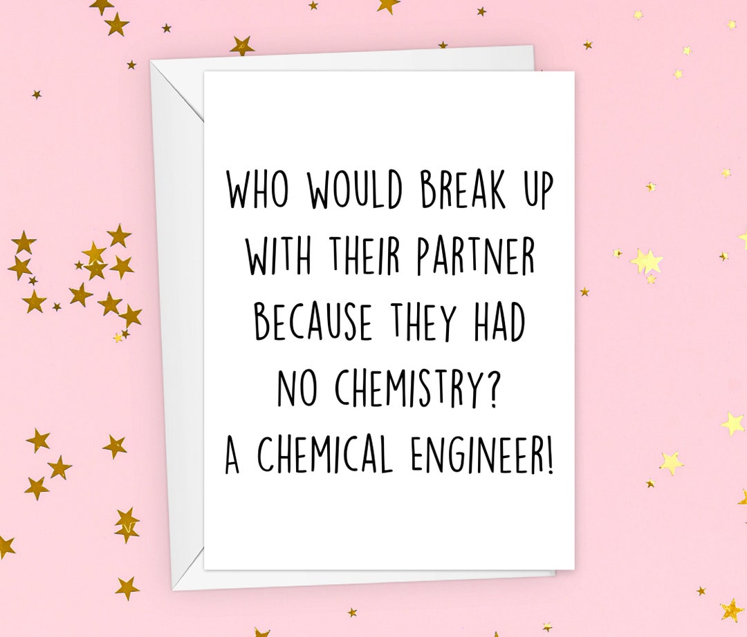 Chemical Engineering Graduation Funny Card, Chemical Engineer Birthday ...