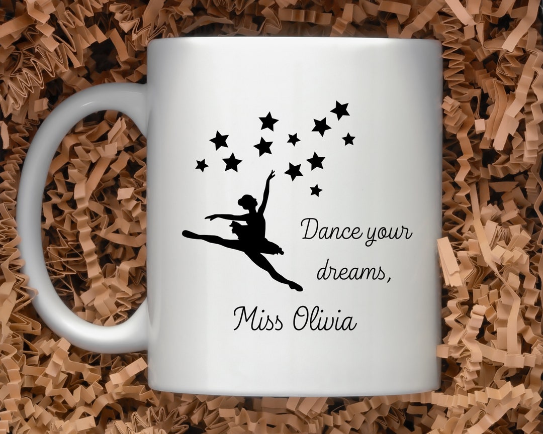 Personalized Dance Teacher Mug, Custom Dance Teacher Gift, Dance ...