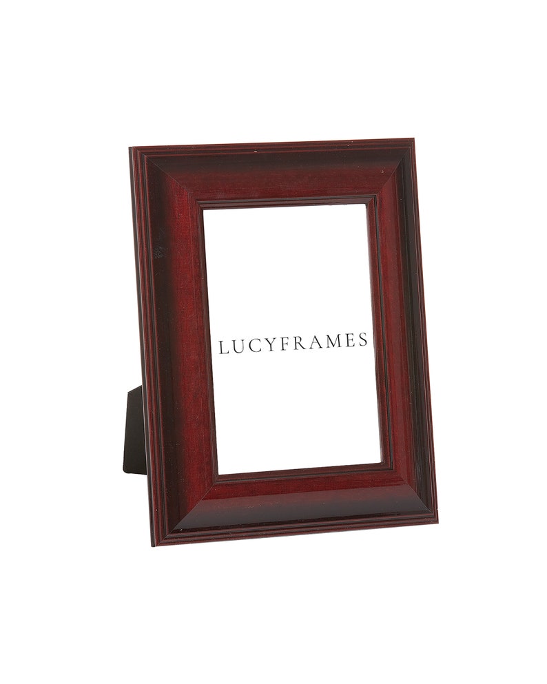Diana Red Frame. Red Picture Frames. Classic Photo Frame. Antiqued ...