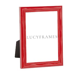 Rebeca Red Frame. Red Picture Frame. Modern Picture Frame. Sparkle ...