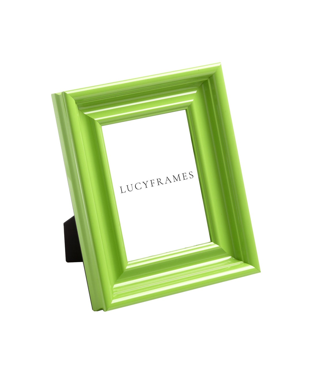 Vega Green Wood Picture Frame, Standing Easel Back - Etsy