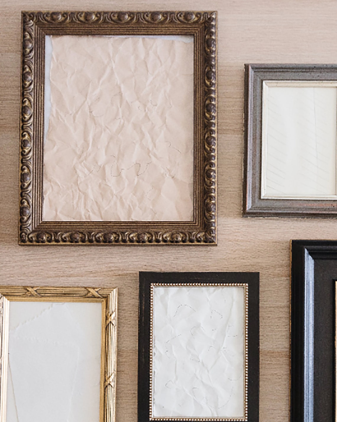 CUSTOM SIZES Gold Ornate Wall Frame. Ornate Picture Frame Vintage ...