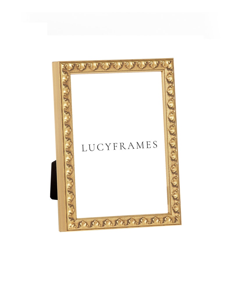 Paris Gold Picture Frame, Vintage Style Easel Frame (5x7 or 4x6) - Etsy