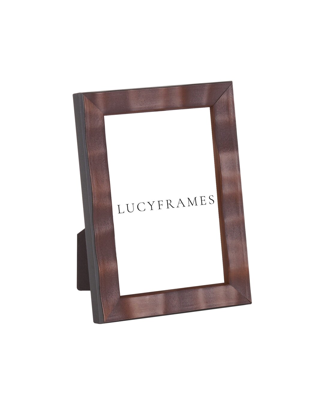 Vera Brown Frame. Traditional Wood Frame. Brown Picture Frames. Thin ...