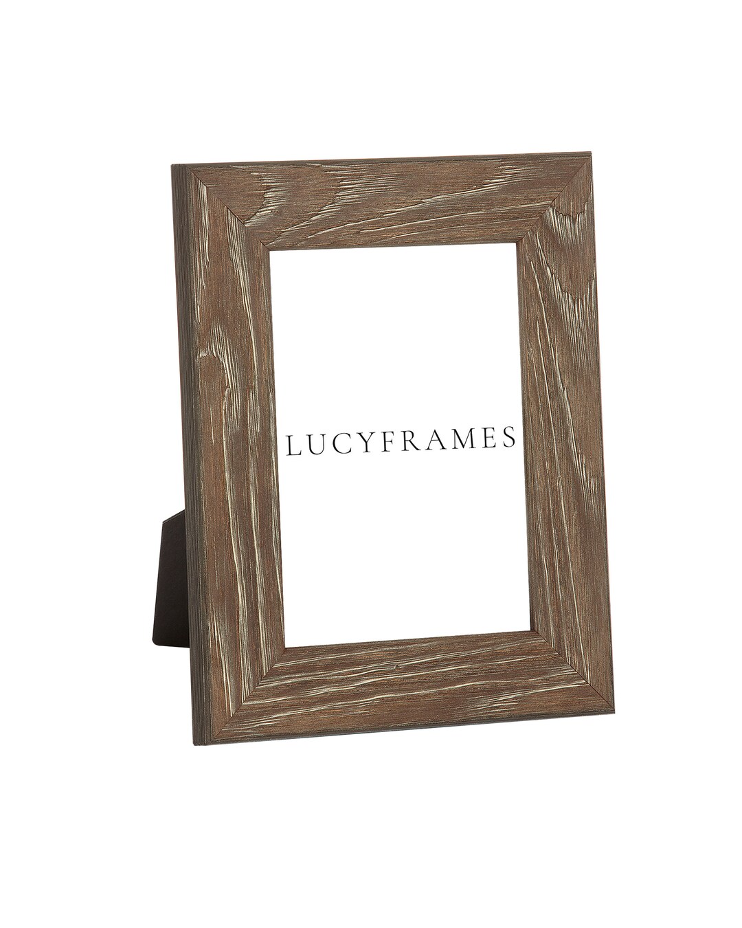 Layla Gray Frame. Raw Solid Wood Frame. Gray Picture Frame. Rustic ...