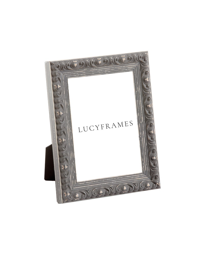 Antique Ornate Ash Frame. Ash Picture Frame. Dark Antiqued Picture ...