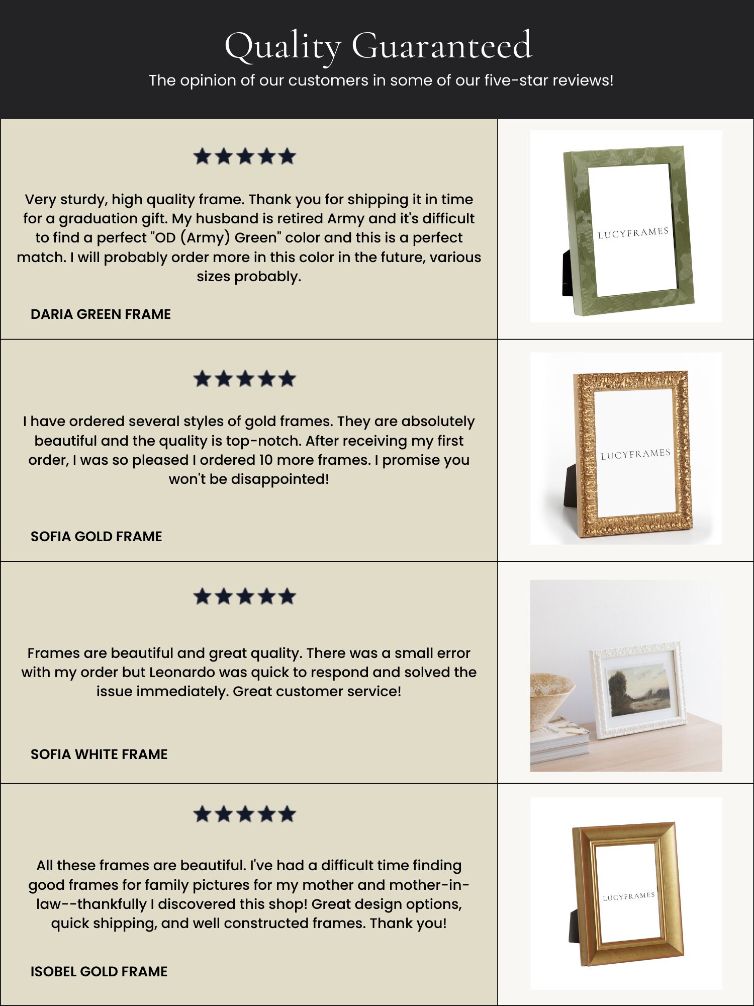 Oriana Blue Frame. Modern Farmhouse Decor. Blue Picture Frame. Tabletop ...