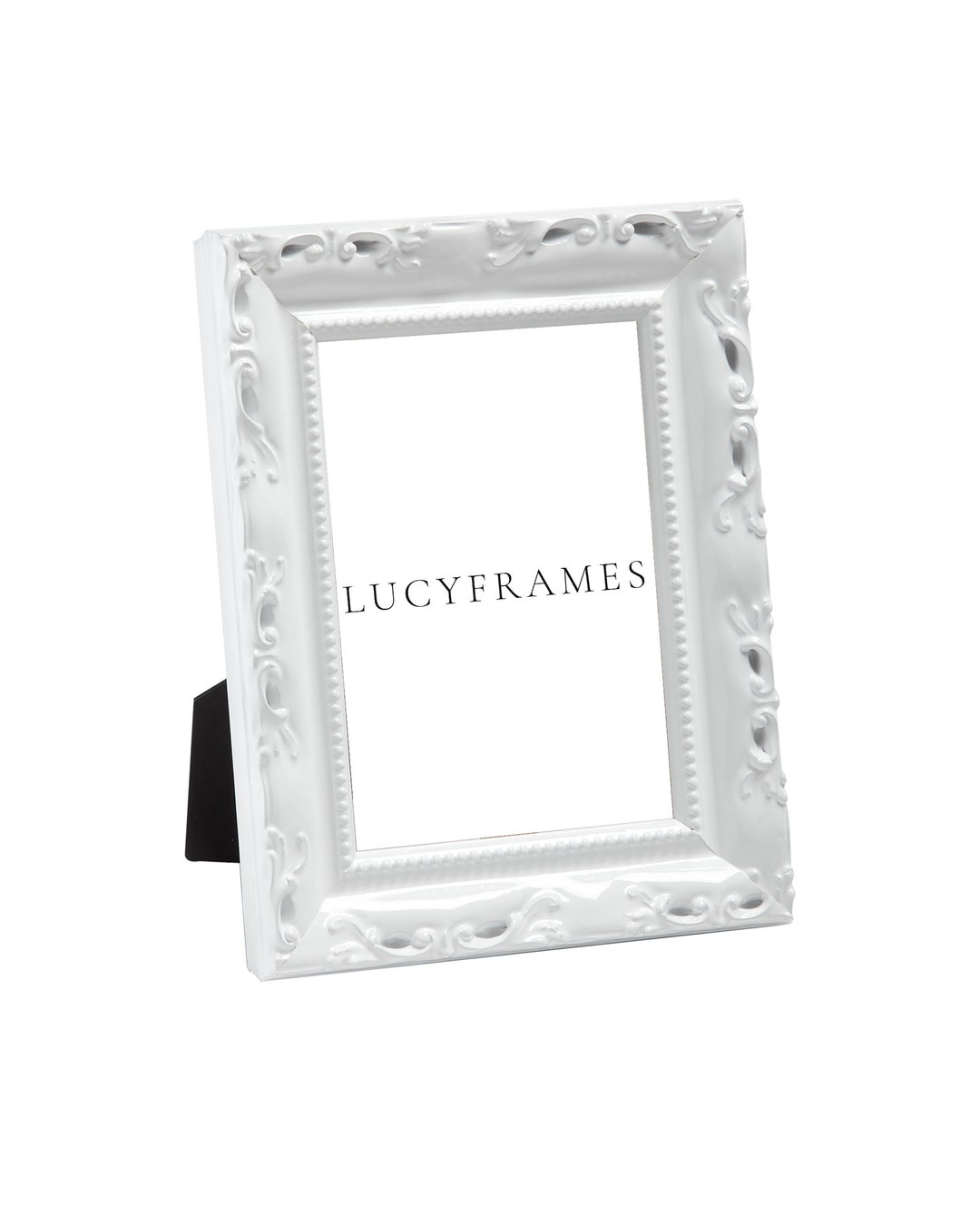 Salma White Frame. White Picture Frame. Victorian Style Frame. Ornate ...