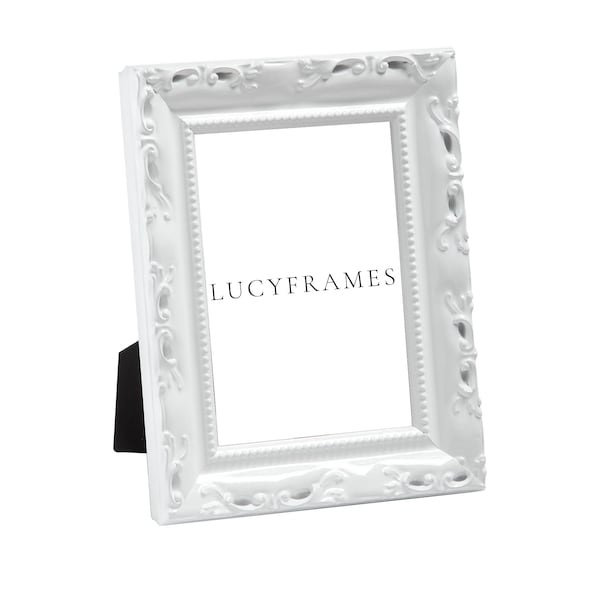 White Ornate Frame - Etsy