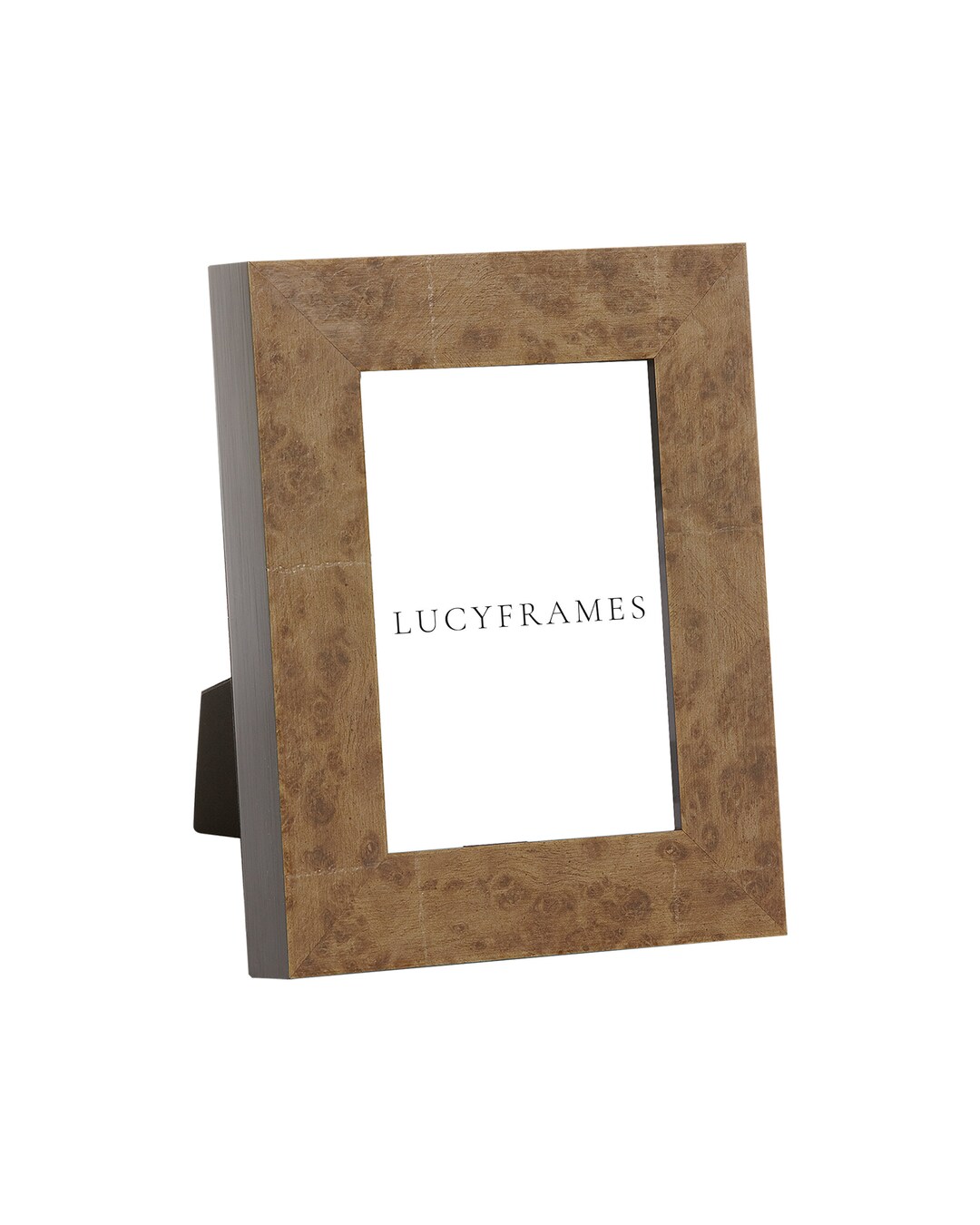 Handmade Light Brown Wood Picture Frame, Classy Wedding Decor, 5x7 ...