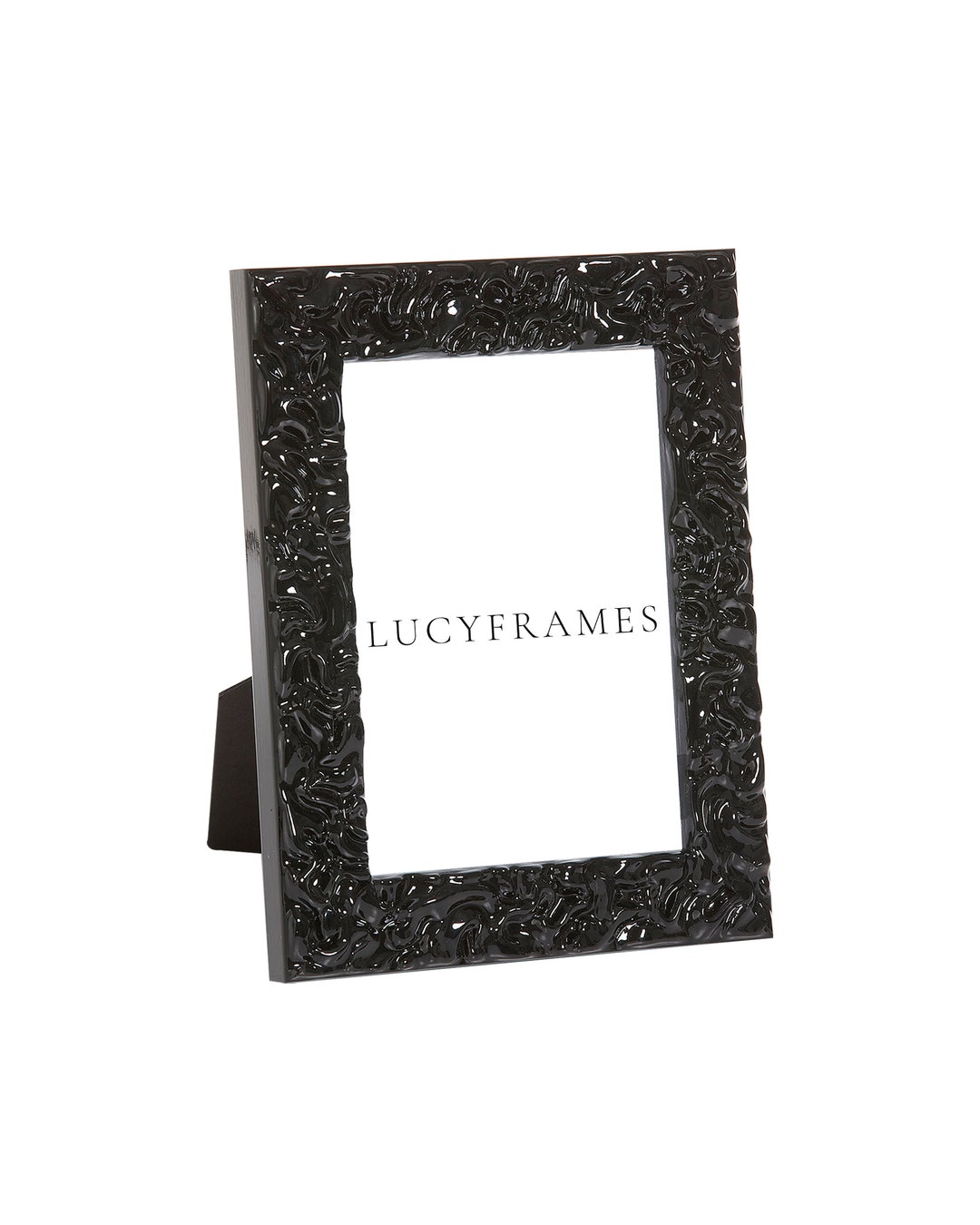 Casiopea Black Frame. Modern Sleek Style. Black Picture Frame. Sparkle ...