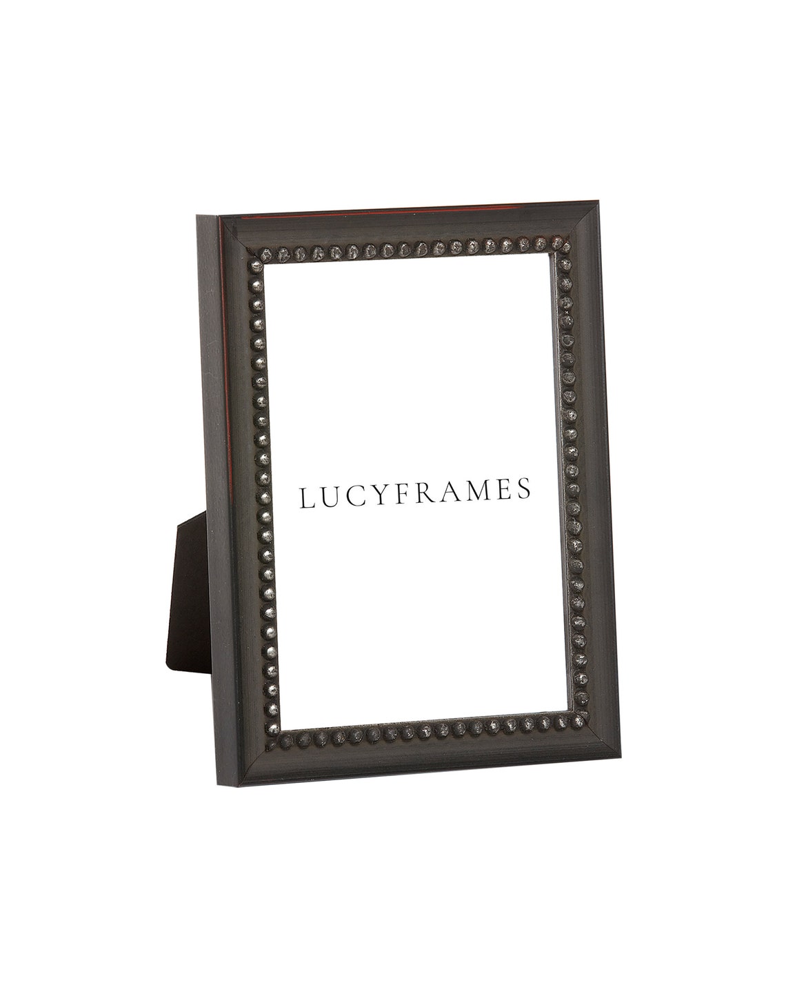 Lady Black and Silver Frame. Natural Wood Picture Frame. Bohemian ...