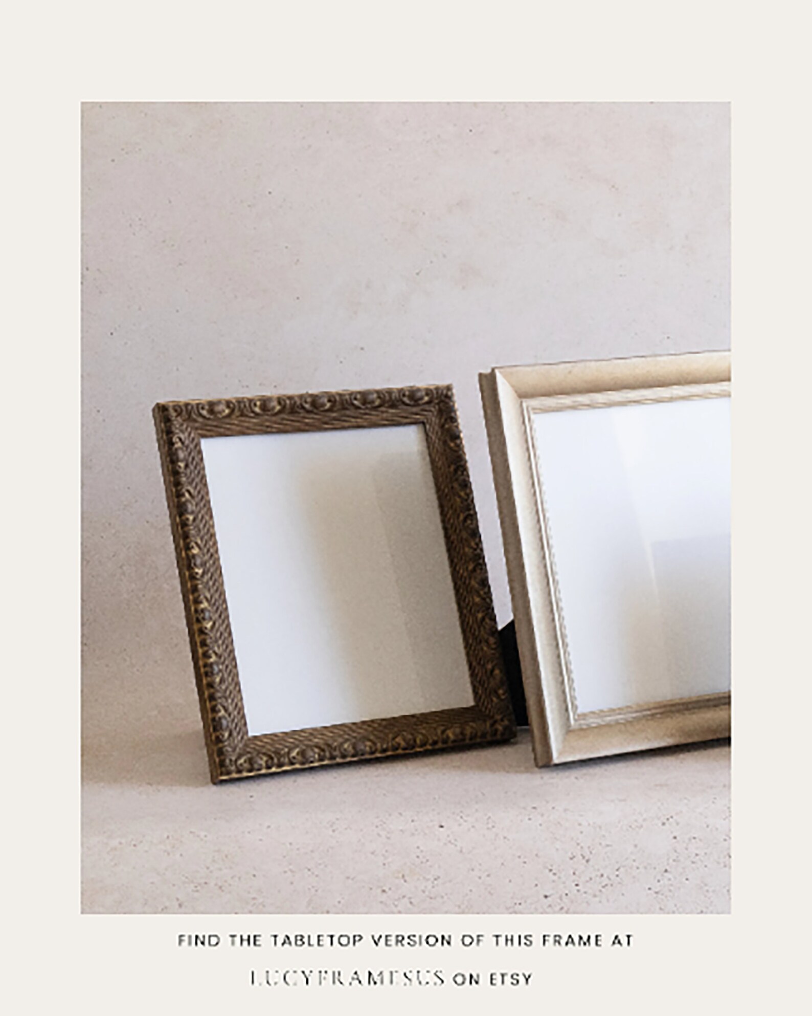 CUSTOM SIZES Zana Brown and Gold Frame. Frame Vintage Inspired. Classic ...