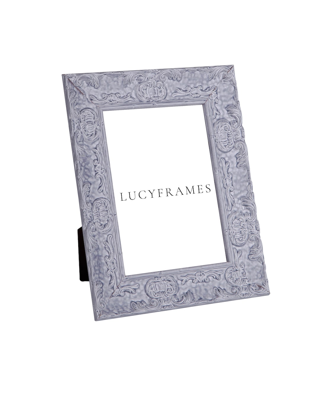 Greta Gray Frame. Antiqued Picture Frame. Gray Picture Frame. Picture ...