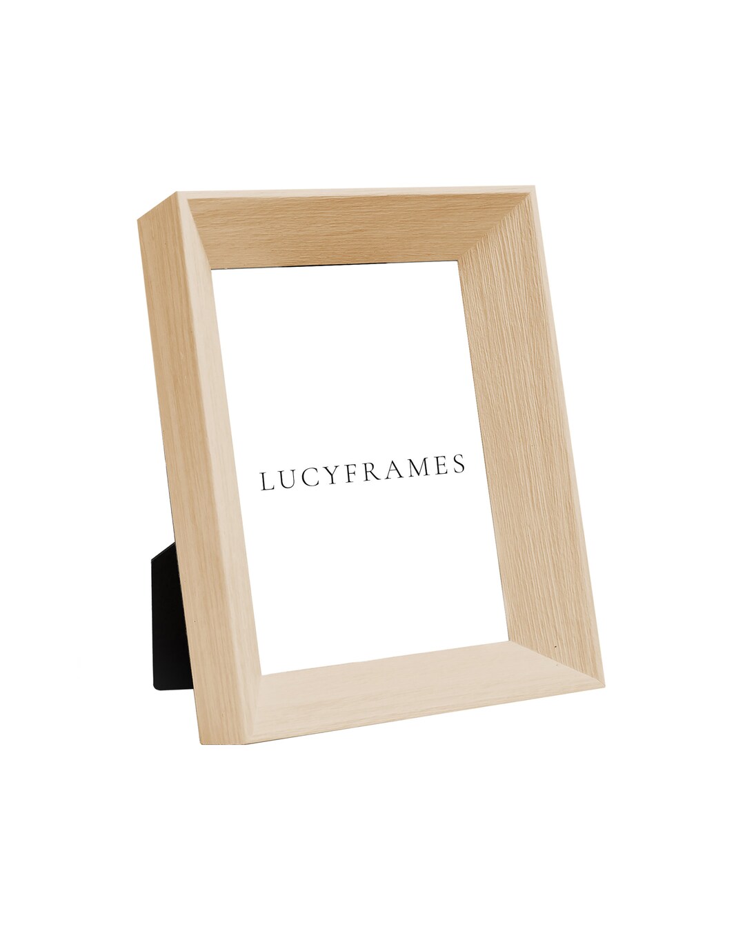 Natural Wood Bevel Frame. Easel Frame. Table Picture Frame. Frames for ...