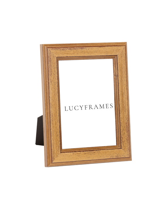 Enid Light Brown Frame. Wood Frame. Light Brown Frame. Photo Frame. Small Photography Frame. Table Picture Frame. Small Picture Frames