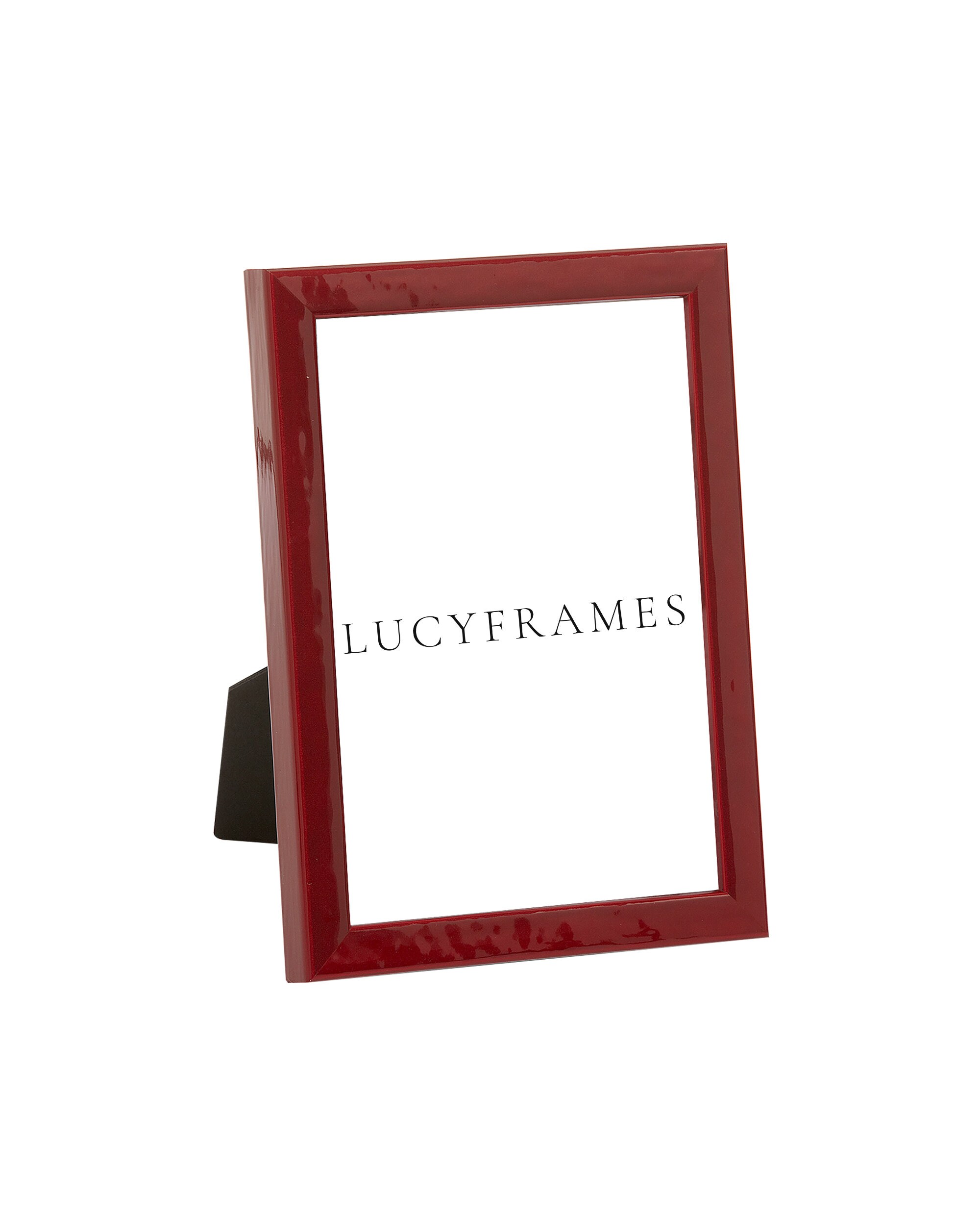 Oriana Red Frame. Classic Frame. Dark Modern Picture Frame. Minimal ...