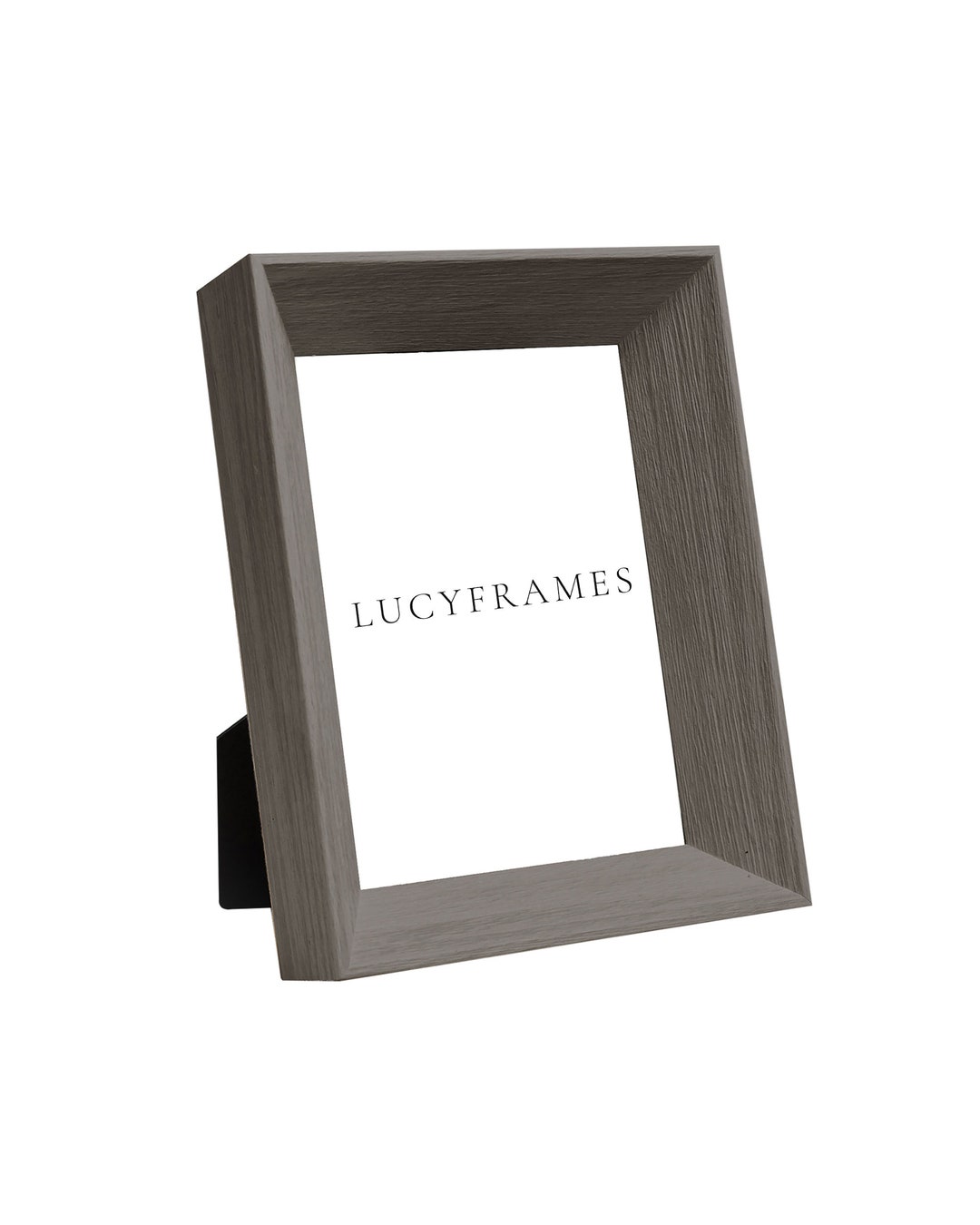 Gray Oak Bevel Frame. Easel Frame. Table Picture Frame. Frames for Art ...