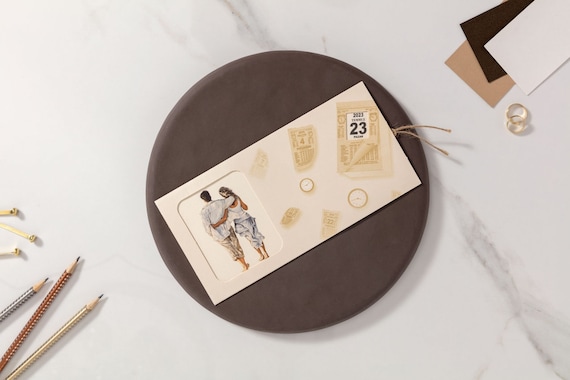 Time Travel Wedding Invitation Wedding Invitation Elegant - Etsy