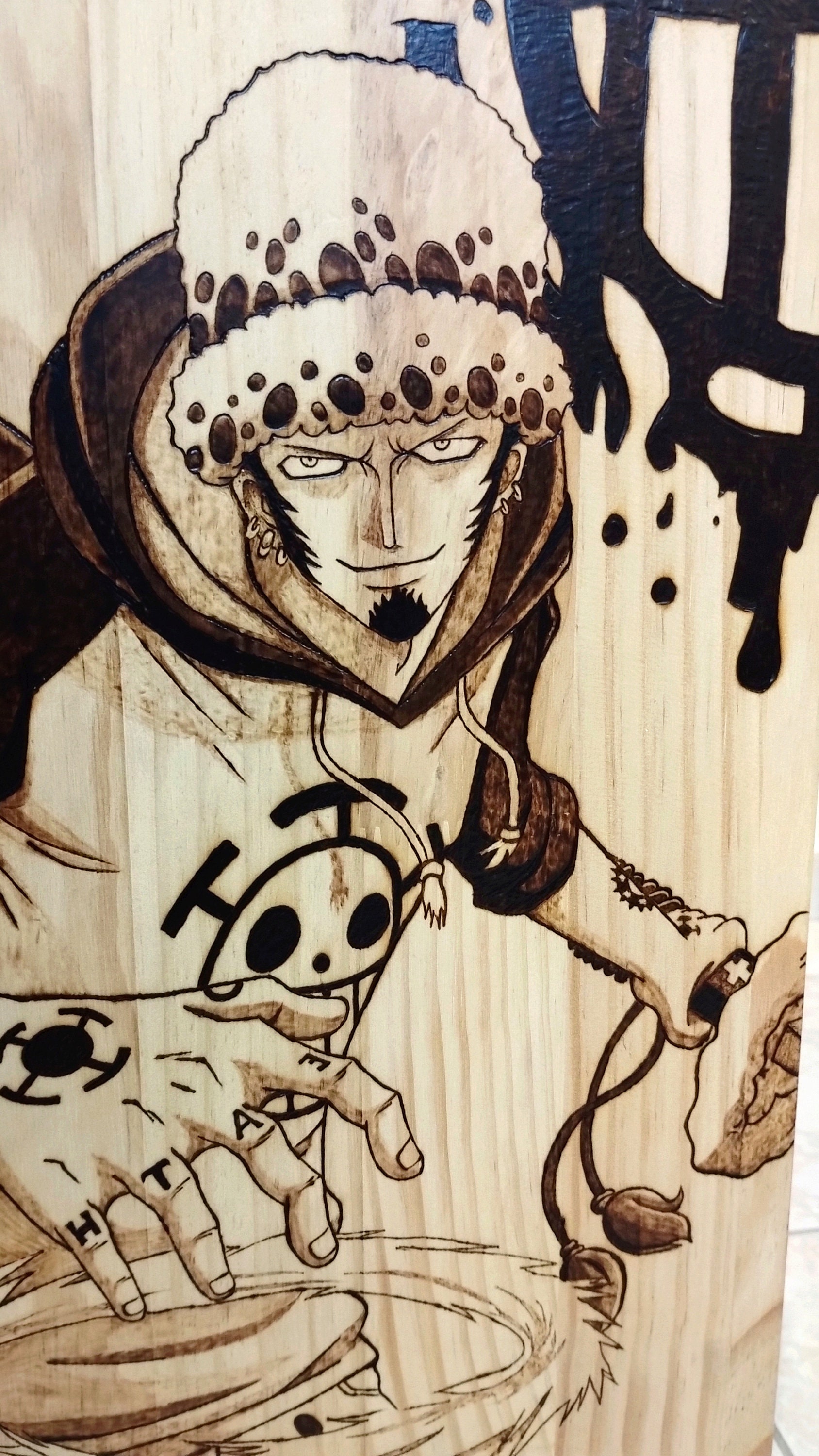 One Piece Wooden Locker / Cabinet / With Handmade Pyrography - Etsy