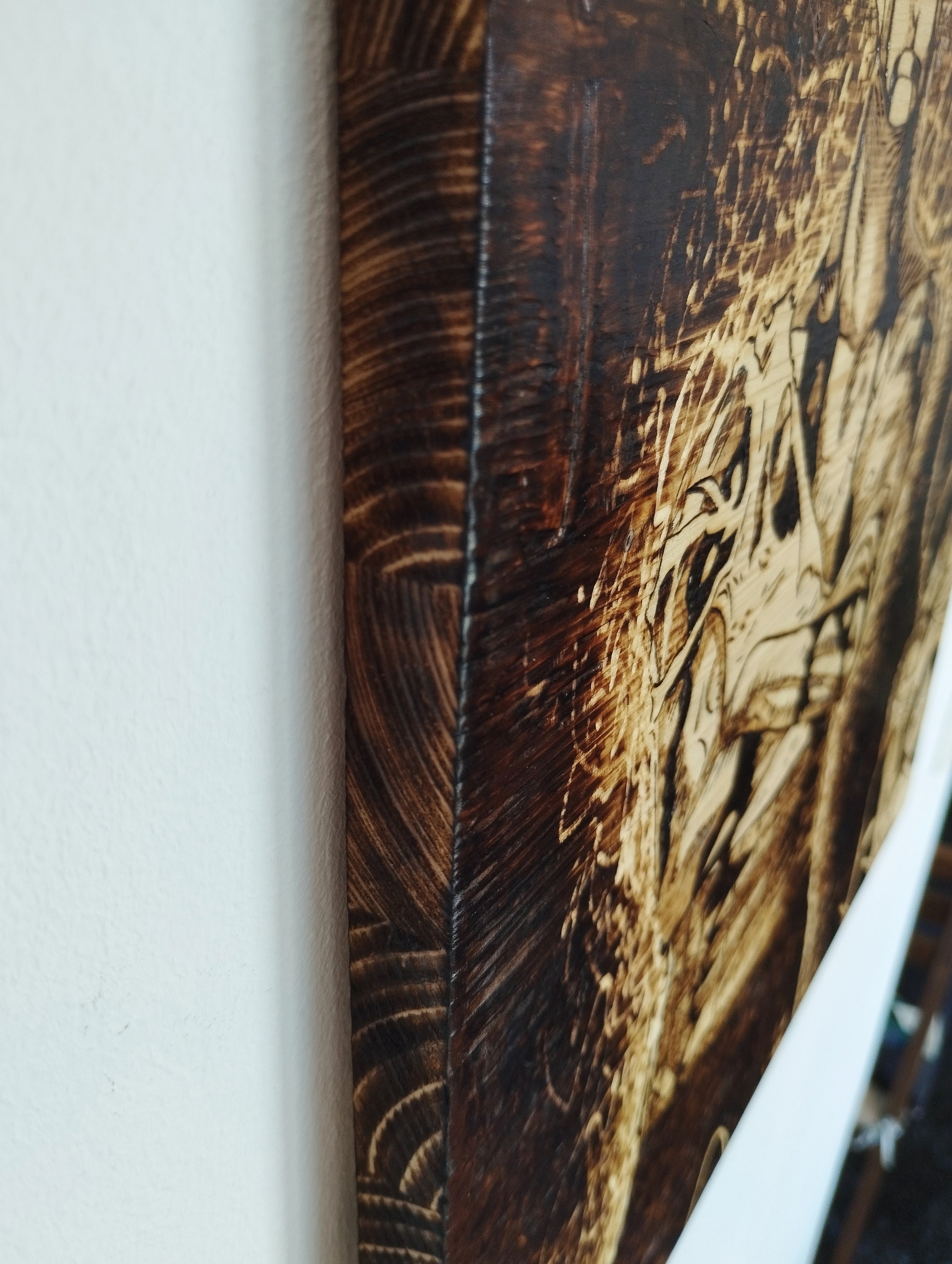 One Piece Pyrography on Wood / Wall Hanging / Anime Art - Etsy