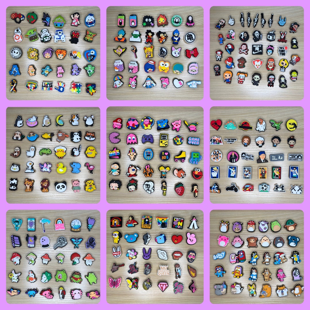 6 Crocs Charm Customised Bundle - Etsy