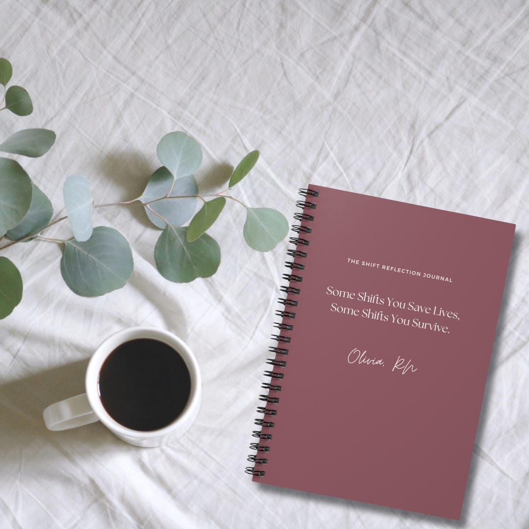 Personalized Nurse Journal, the Shift Reflection Journal Spiral Ruled ...