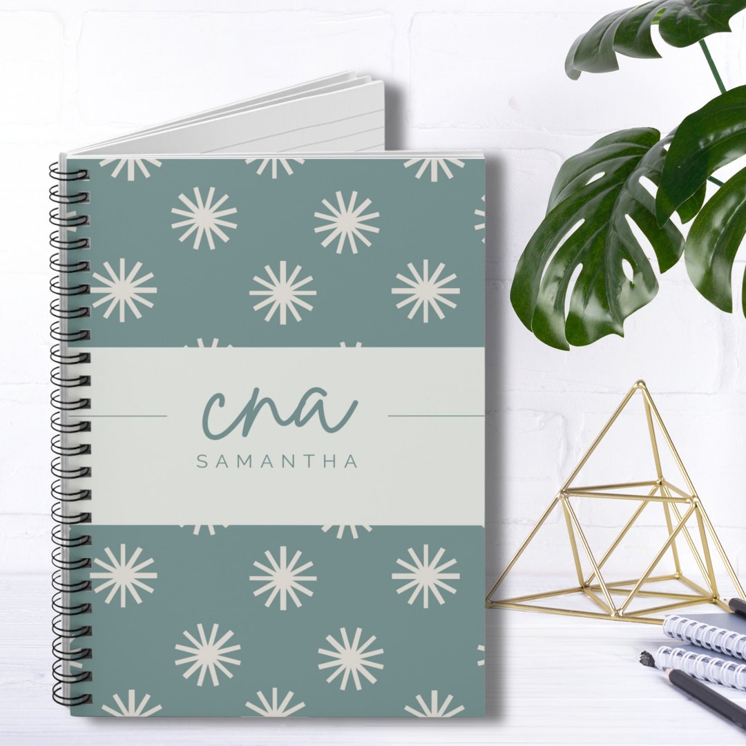 Personalized CNA Notebook, Spiral Custom CNA Notebook, CNA Gift ...