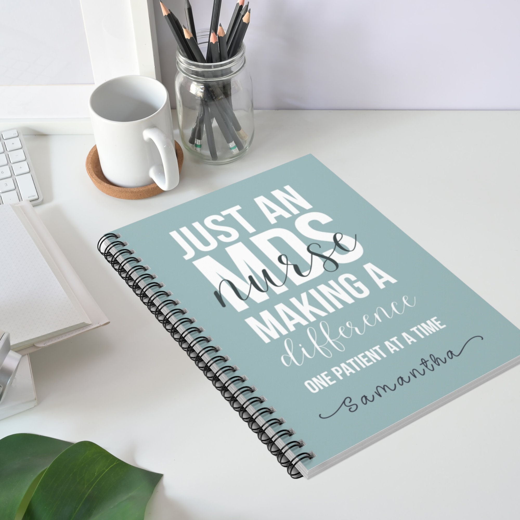 Personalized MDS Nurse Notebook MDS Nurse Gift, MDS Nurse Personalized ...