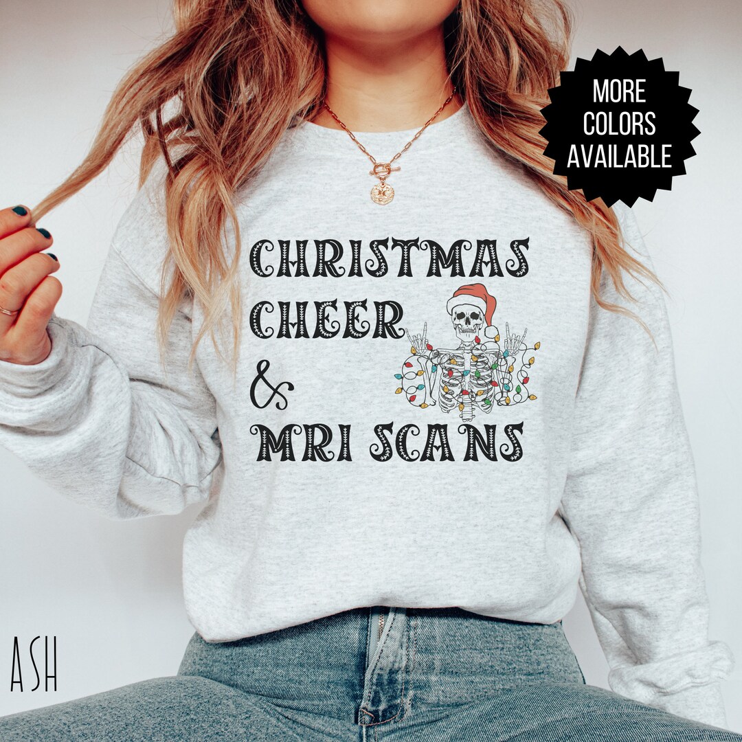 Funny Christmas MRI Tech Crewneck Sweatshirt for MRI Technologists ...