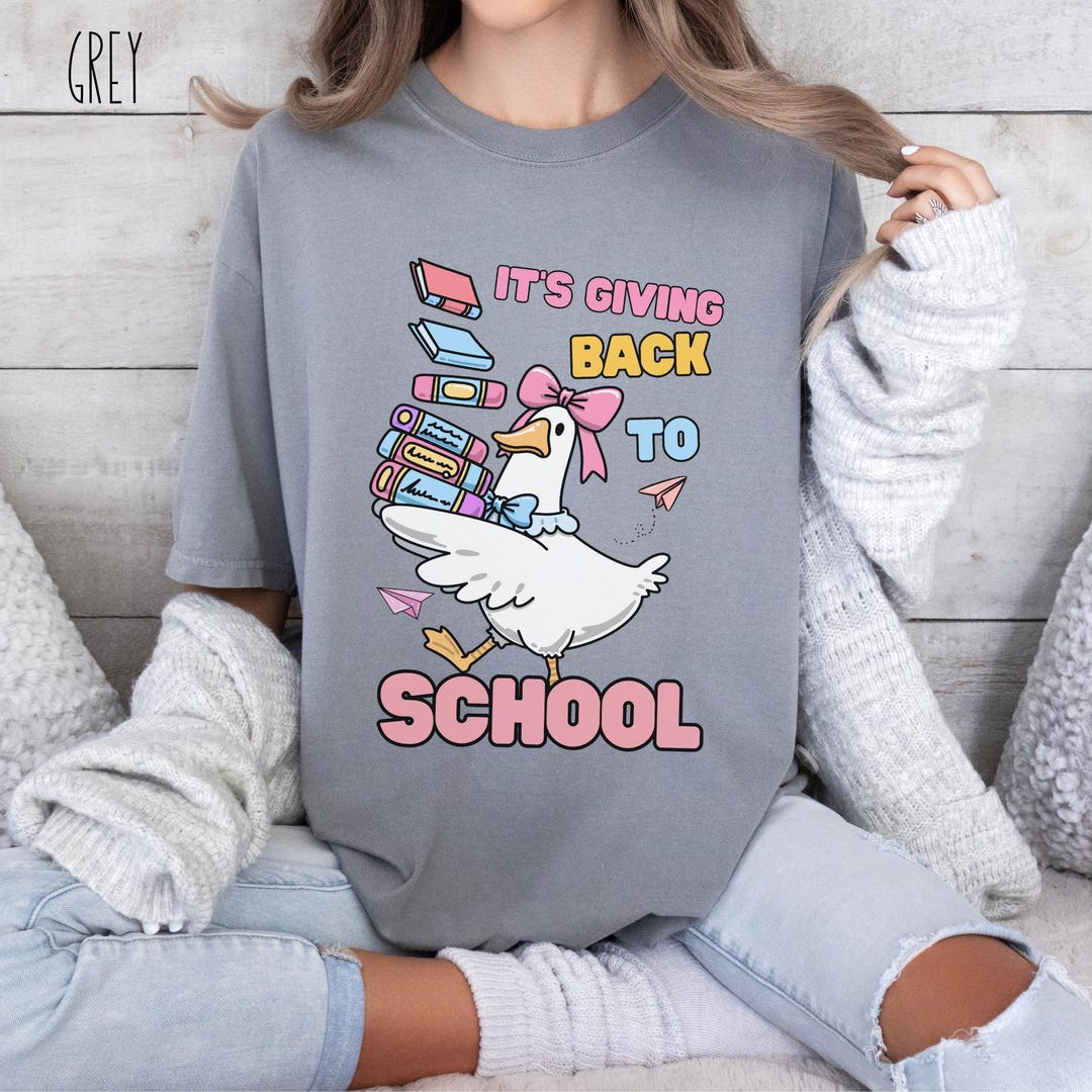 It's Giving Back to School Funny Back to School Shirt for Teacher ...