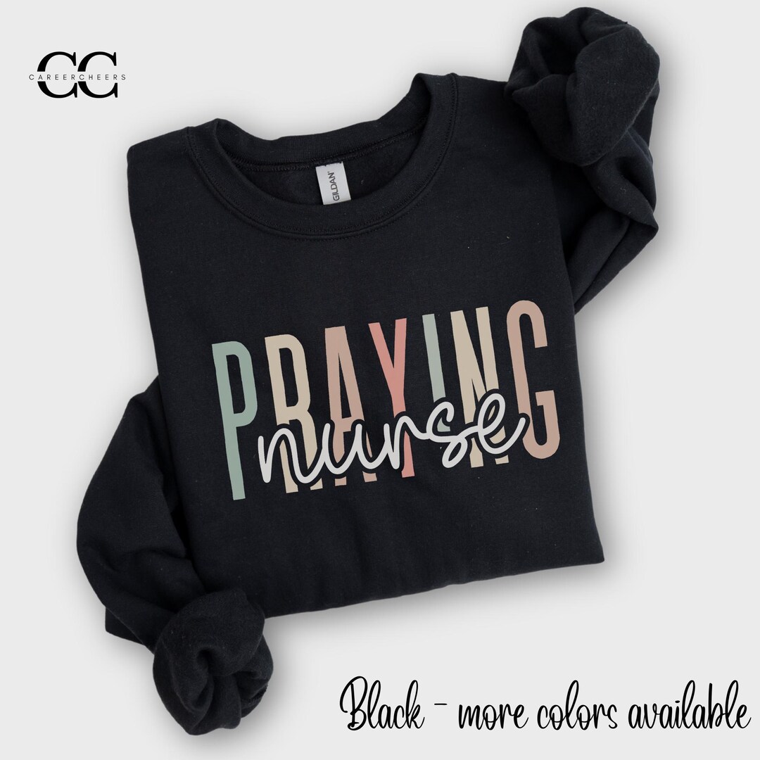 Christian Nurse Sweatshirt, Religious Nursing Crewneck, RN Sweater ...
