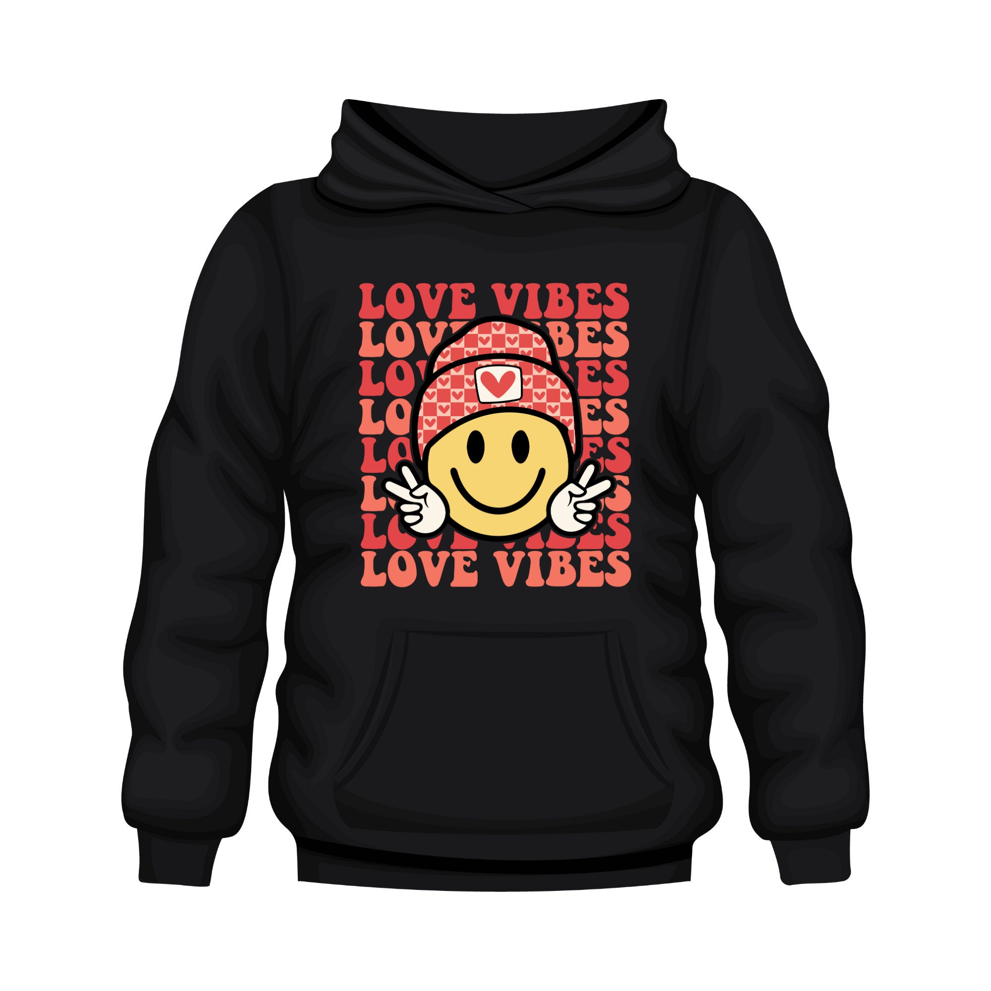 Valentines Smiley Faces PNG Sublimation Design Valentines Day Love ...