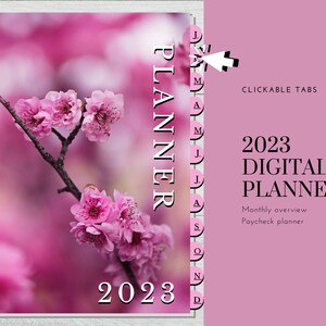 Digital Planner for 2023 Minimalist Monthly Money Planner - Etsy