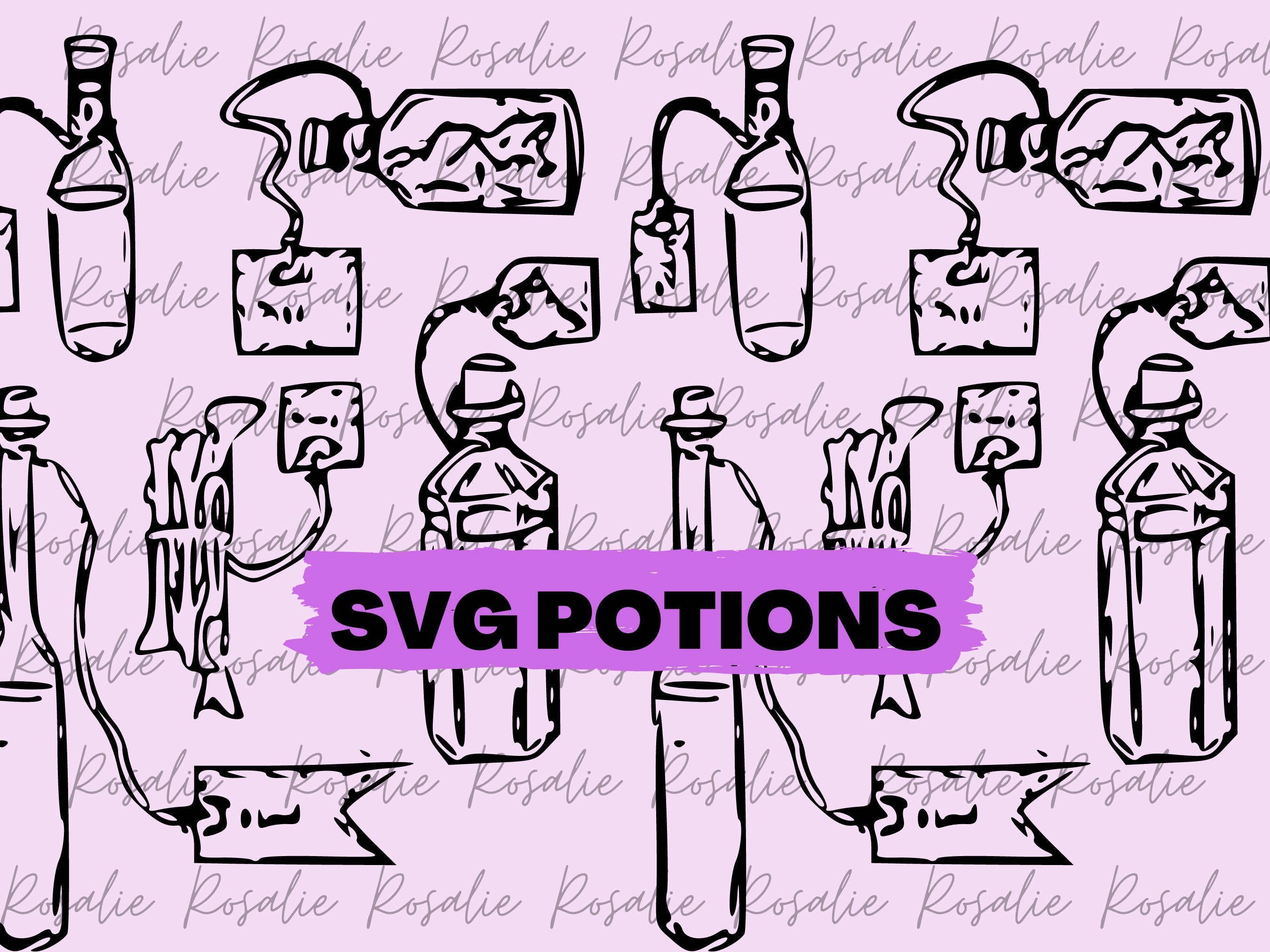 7 Potion Themed SVG Files - Etsy
