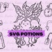 7 Potion Themed SVG Files - Etsy