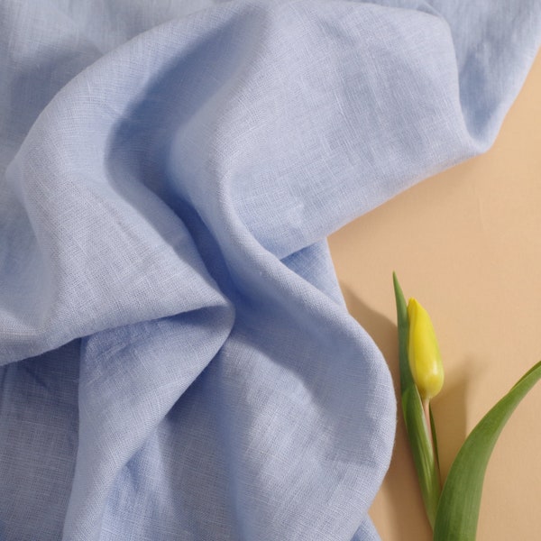 Blue Linen Fabric (You'll Enjoy) - Etsy