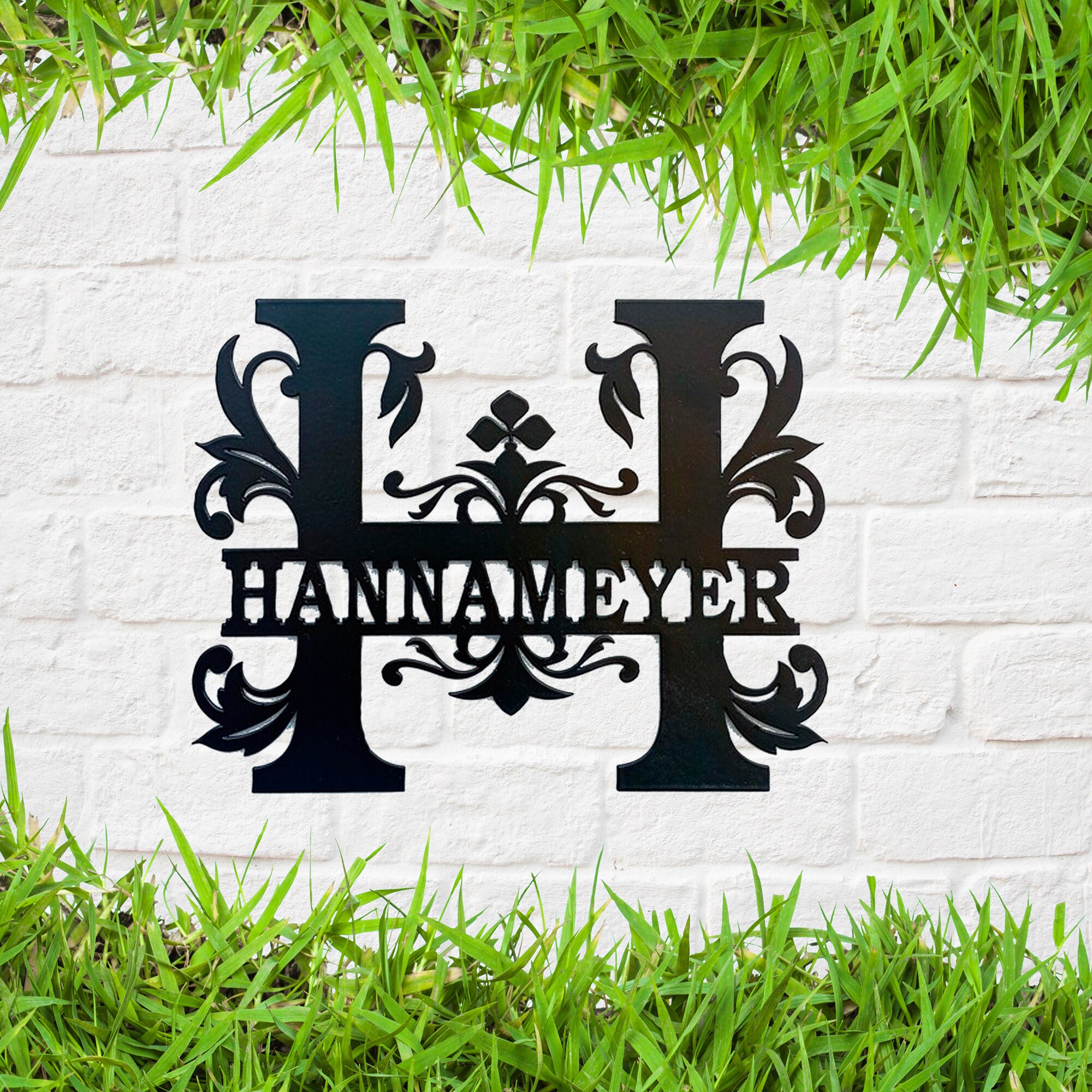 Personalized Family Name Metal Sign, Metal Wall Art, Decorative Metal ...