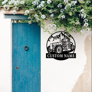 Personalized Road Grader Driver Name Sign Decoration for Room,custom ...