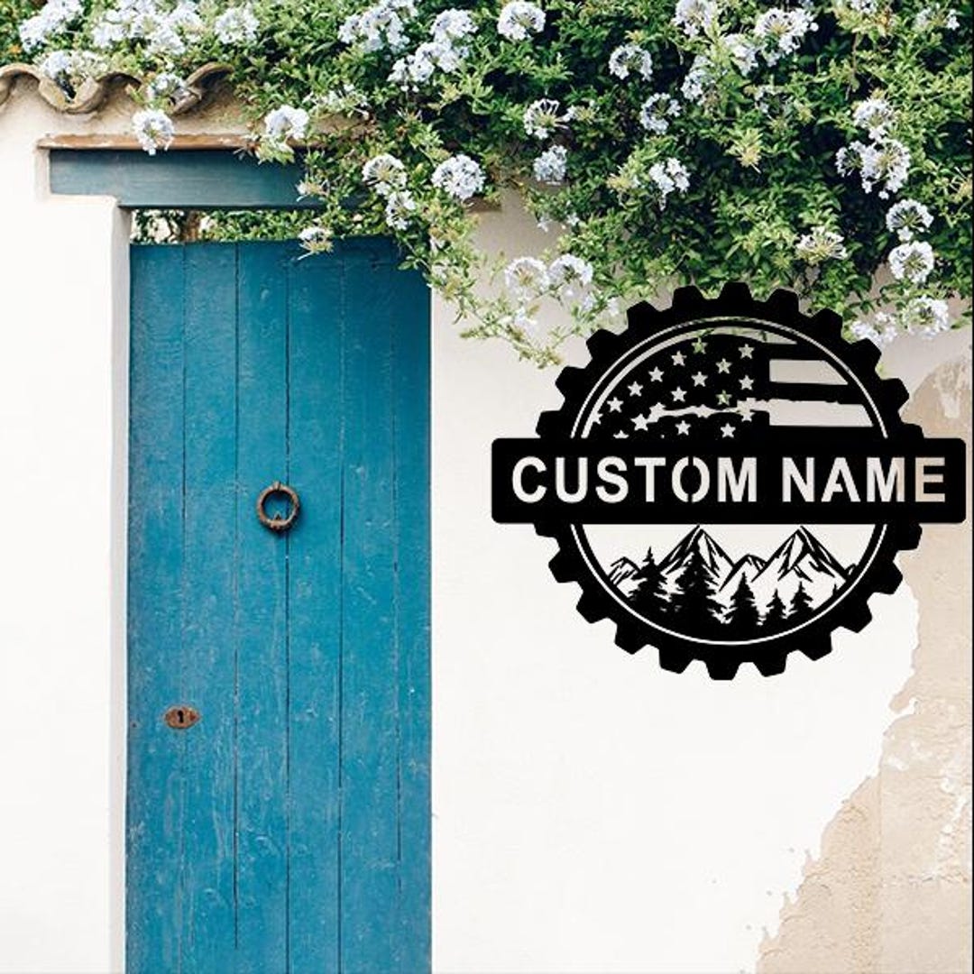 Personalized Metal Sign Garage Sign,custom Workshop Sign,metal Shop ...