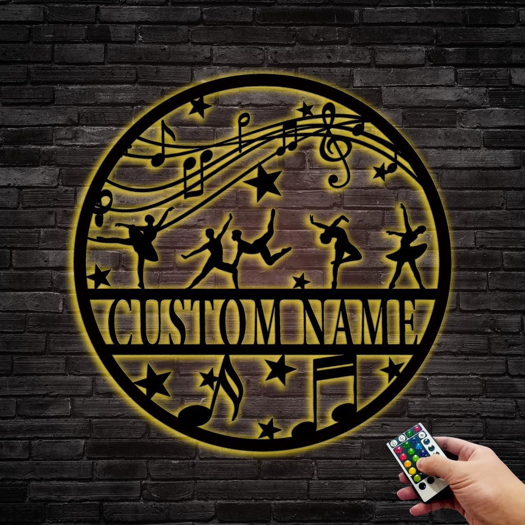 Personalized Music Metal Wall Art and Decor,custom Music Note Metal ...