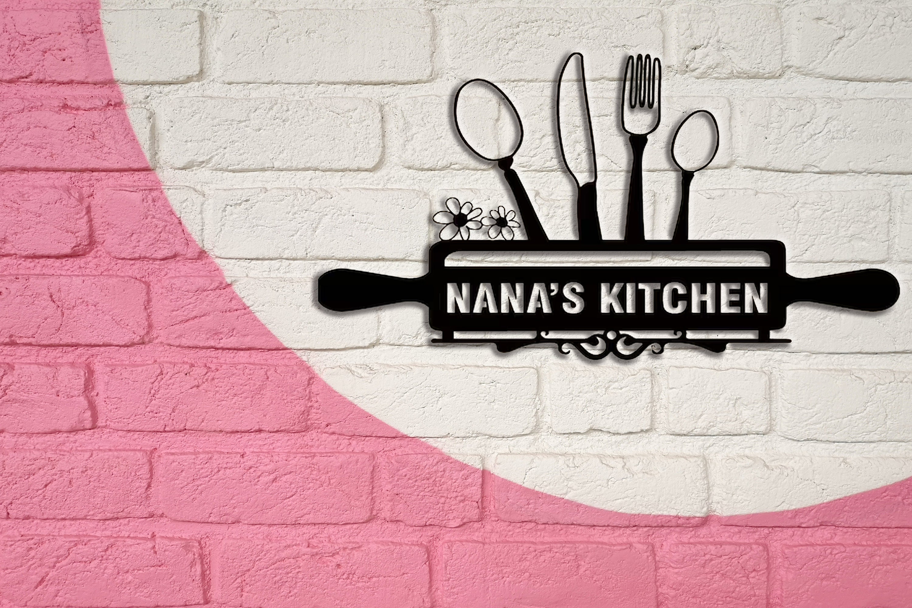 Personalized Metal Kitchen Sign,custom Family Kitchen Sign,farmhouse ...