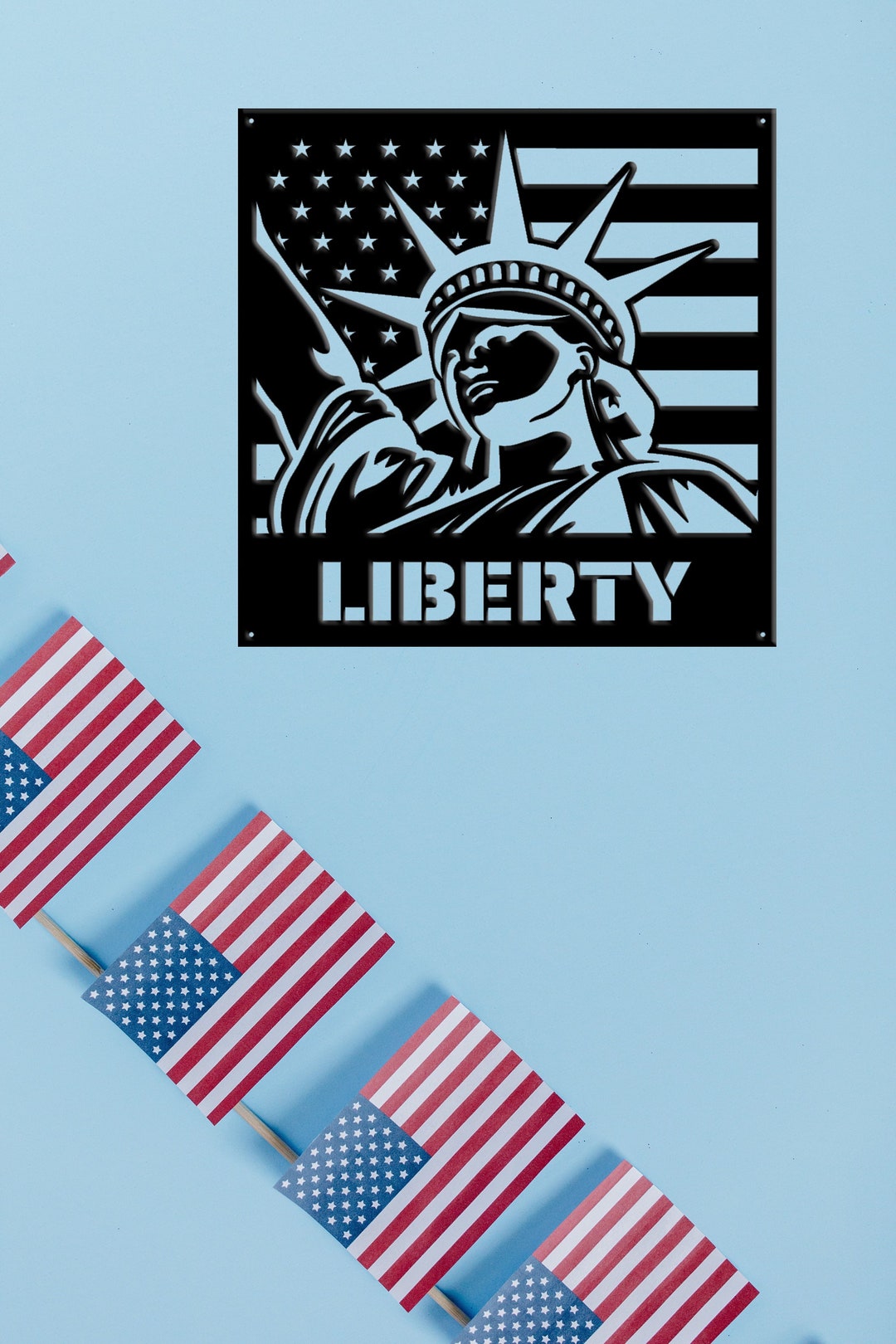 Personalized Statue of Liberty Metal Sign Inspirational - Etsy