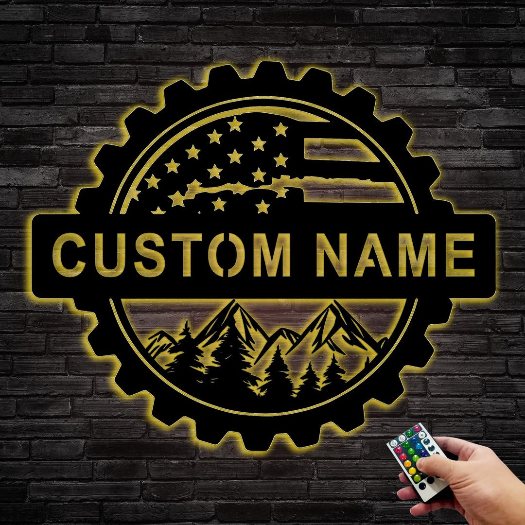 Personalized Metal Sign Garage Sign,custom Workshop Sign,metal Shop ...